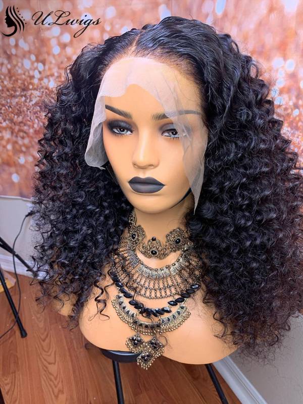 Undetectable Lace Short Bob Big Curly 13*6 Lace Front Wigs With ...